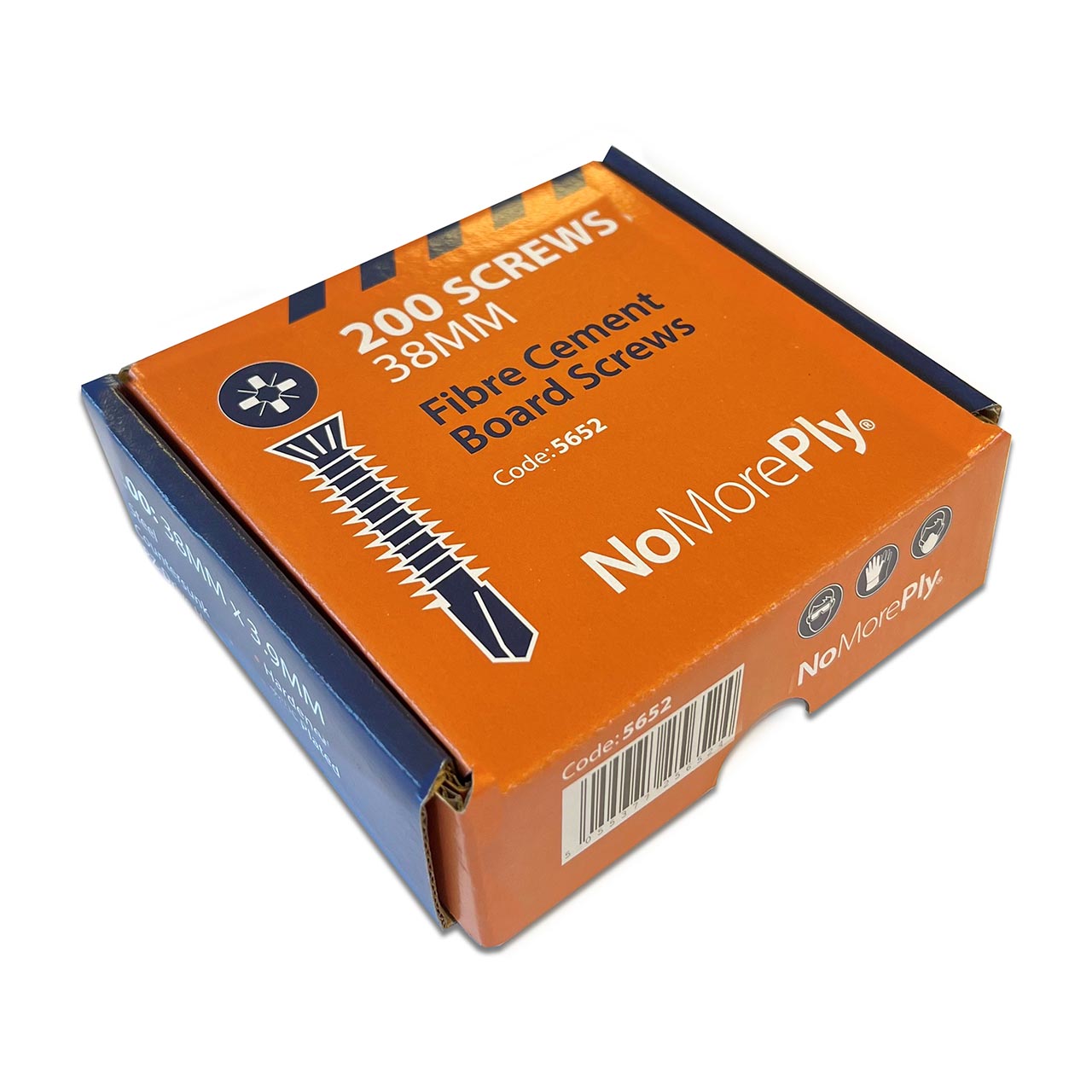 NoMorePly Fibre Cement Board Screws - Pack of 200 | Lowest Price