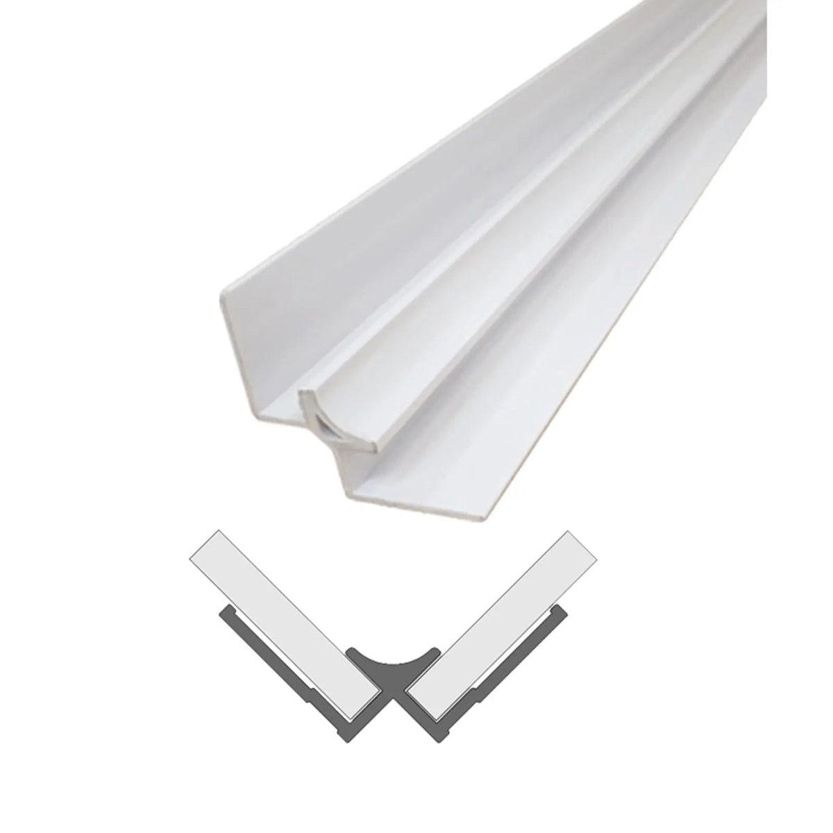 PVC Panel Internal Corner - 10mm | Lowest Price