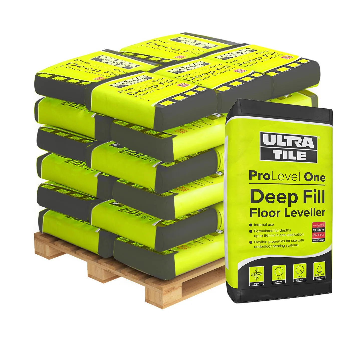 UltraTile ProLevel One Self Levelling Compound - Pallet 54 Bags ...